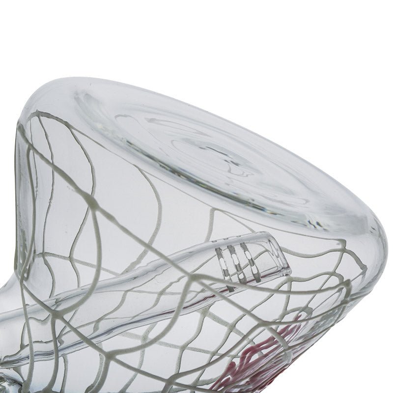 10" Glow In The Dark Spider Glass Bong - Puffing Bird