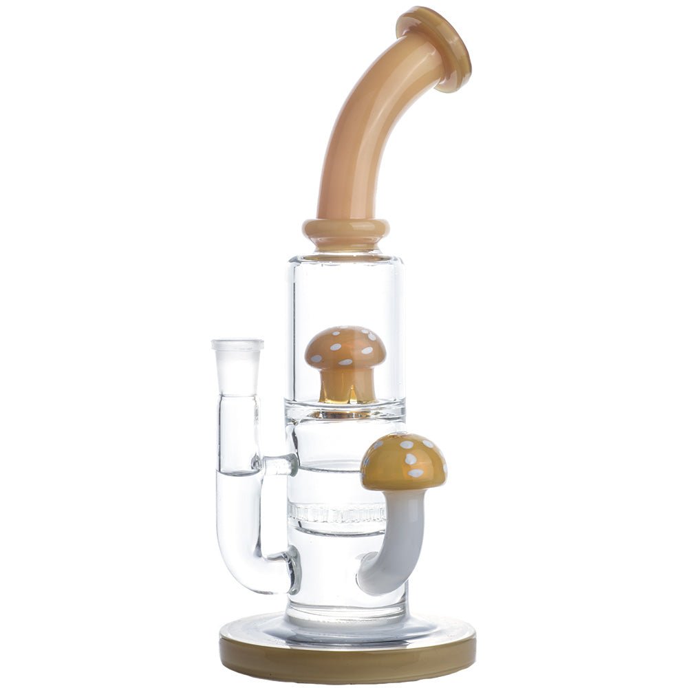 10" Mushroom Honeycomb Dab Rig - Puffing Bird