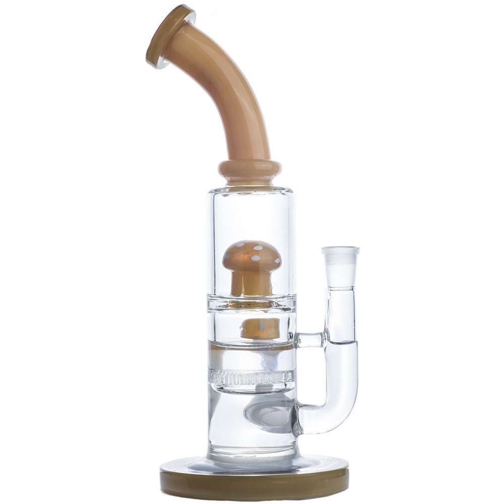 10" Mushroom Honeycomb Dab Rig - Puffing Bird