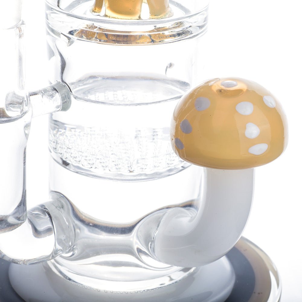 10" Mushroom Honeycomb Dab Rig - Puffing Bird