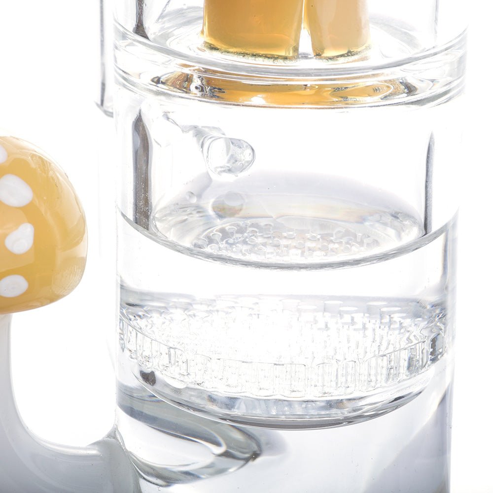 10" Mushroom Honeycomb Dab Rig - Puffing Bird