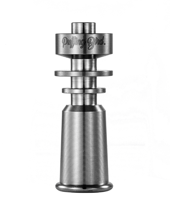 10mm Female GR2 Titanium Domeless Dab Nail - Puffing Bird