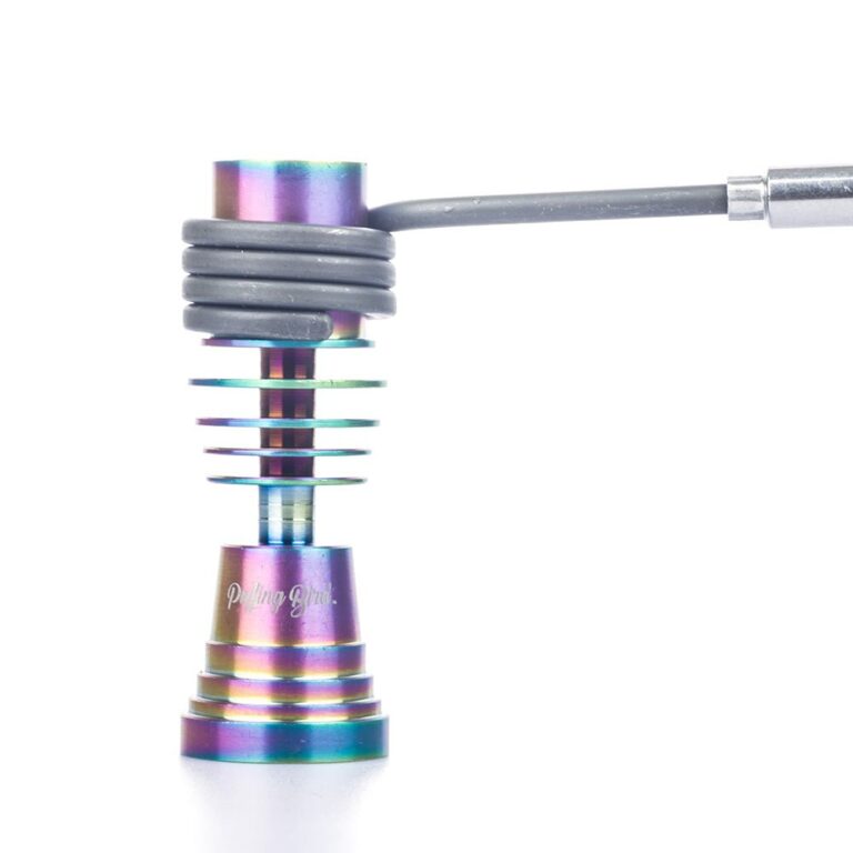 14mm Female Rainbow Titanium Nail For 20mm Enail Heating Coil - Puffing ...