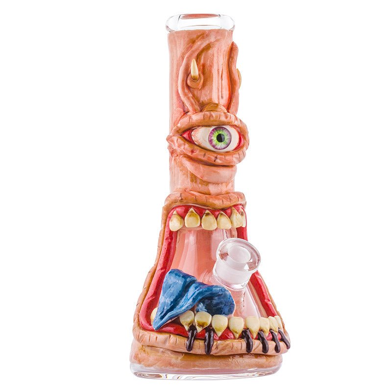 13" Cyclops Glass Beaker Bong - Puffing Bird