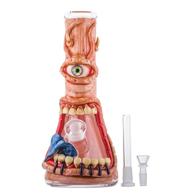 13" Cyclops Glass Beaker Bong - Puffing Bird