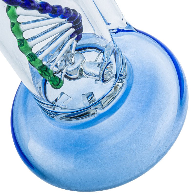 14" DNA Helix Glass Bong - Puffing Bird