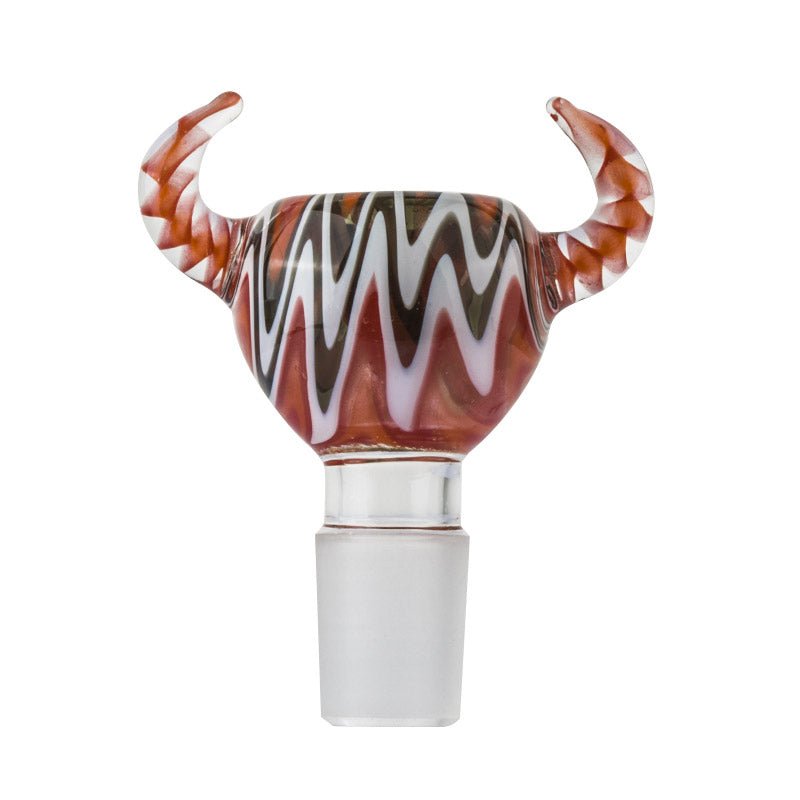 14mm Male OX Horn Bong Bowl - Puffing Bird