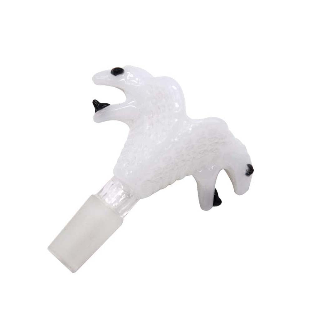 14mm Male Snake Glass Bong Bowl - Puffing Bird