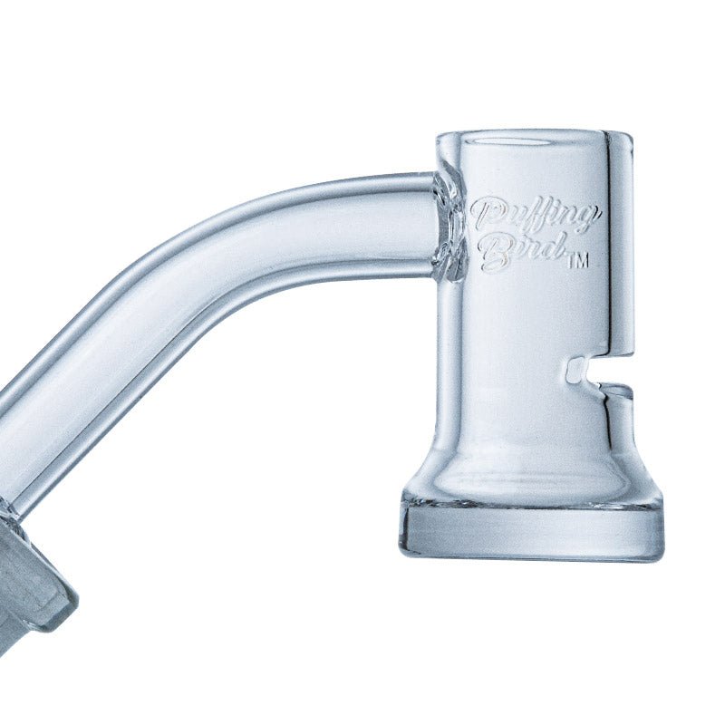 14mm Male Thick Base Quartz Banger With Slit - Puffing Bird