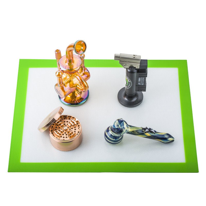 16.34"×12.99" Non Stick Rectangle Silicone Dab Mat - Puffing Bird