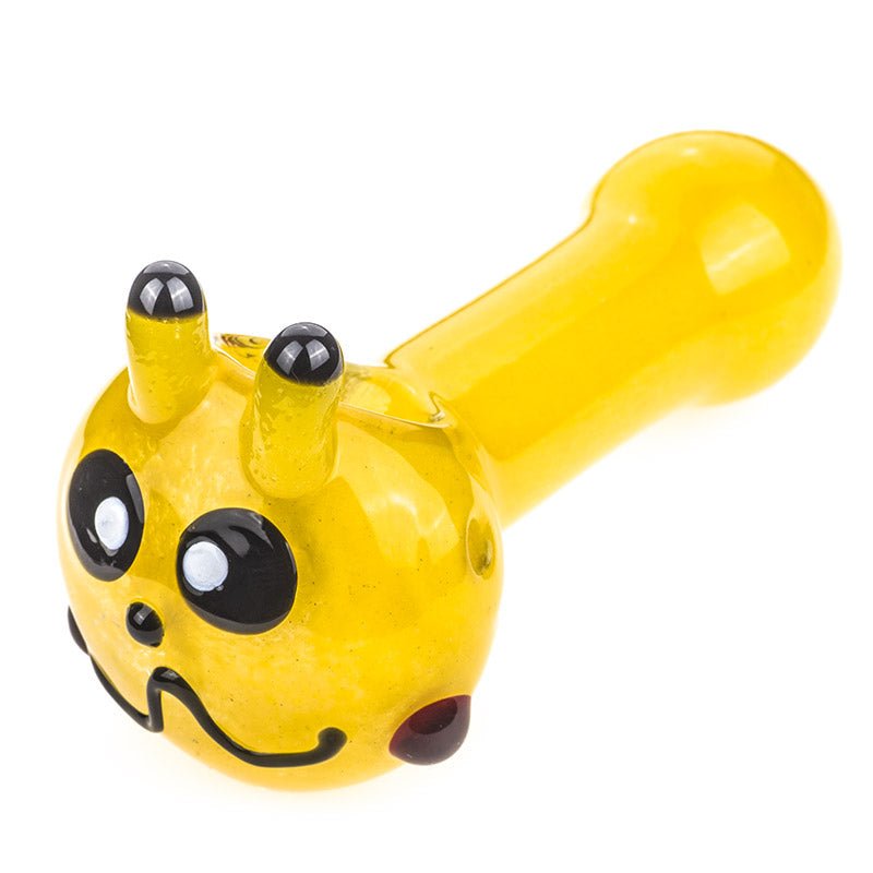 Pikachu Glass Spoon Pipe - Puffing Bird