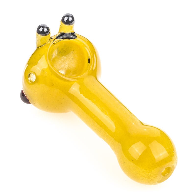 Pikachu Glass Spoon Pipe - Puffing Bird