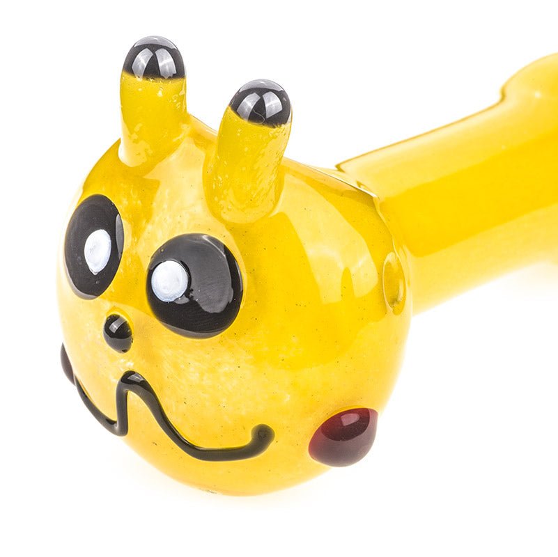 Pikachu Glass Spoon Pipe - Puffing Bird