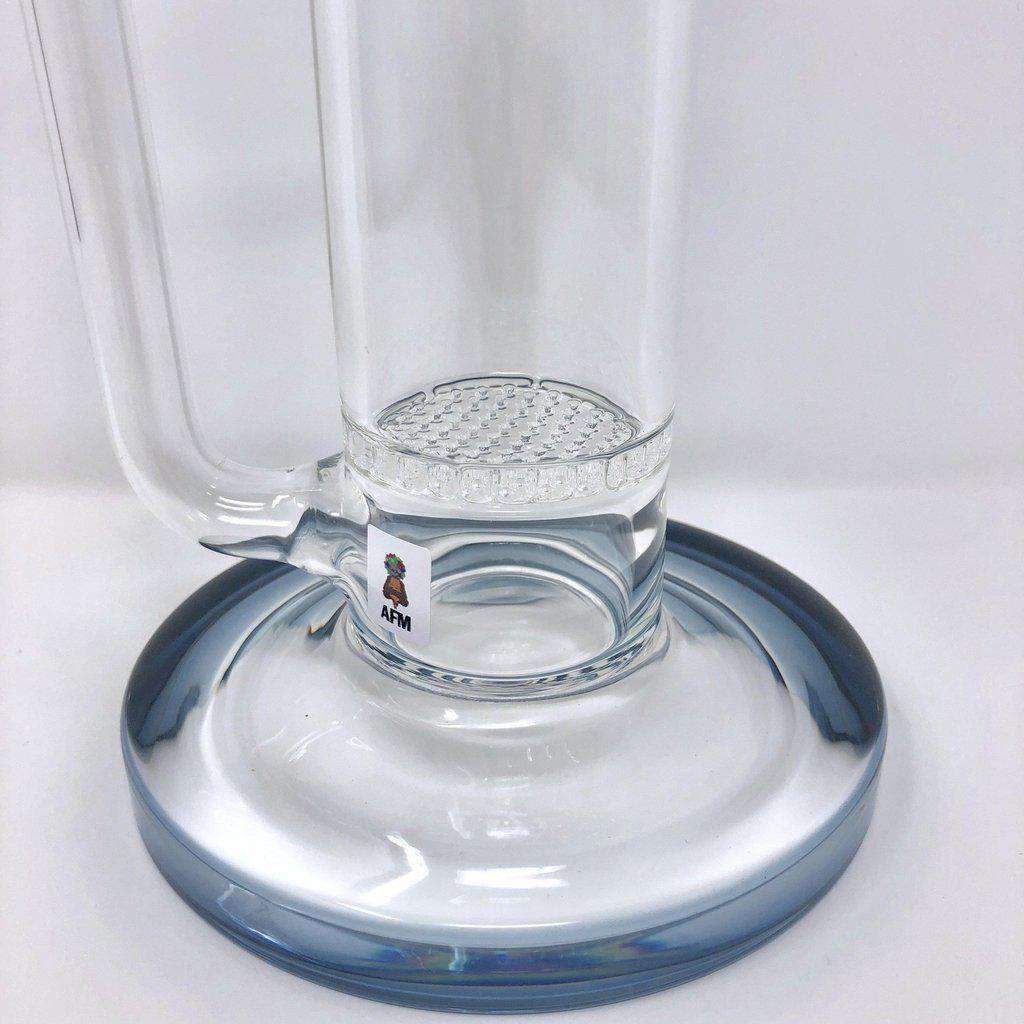 18" AFM Single Perc + Ice Catcher Water Pipe - Puffing Bird