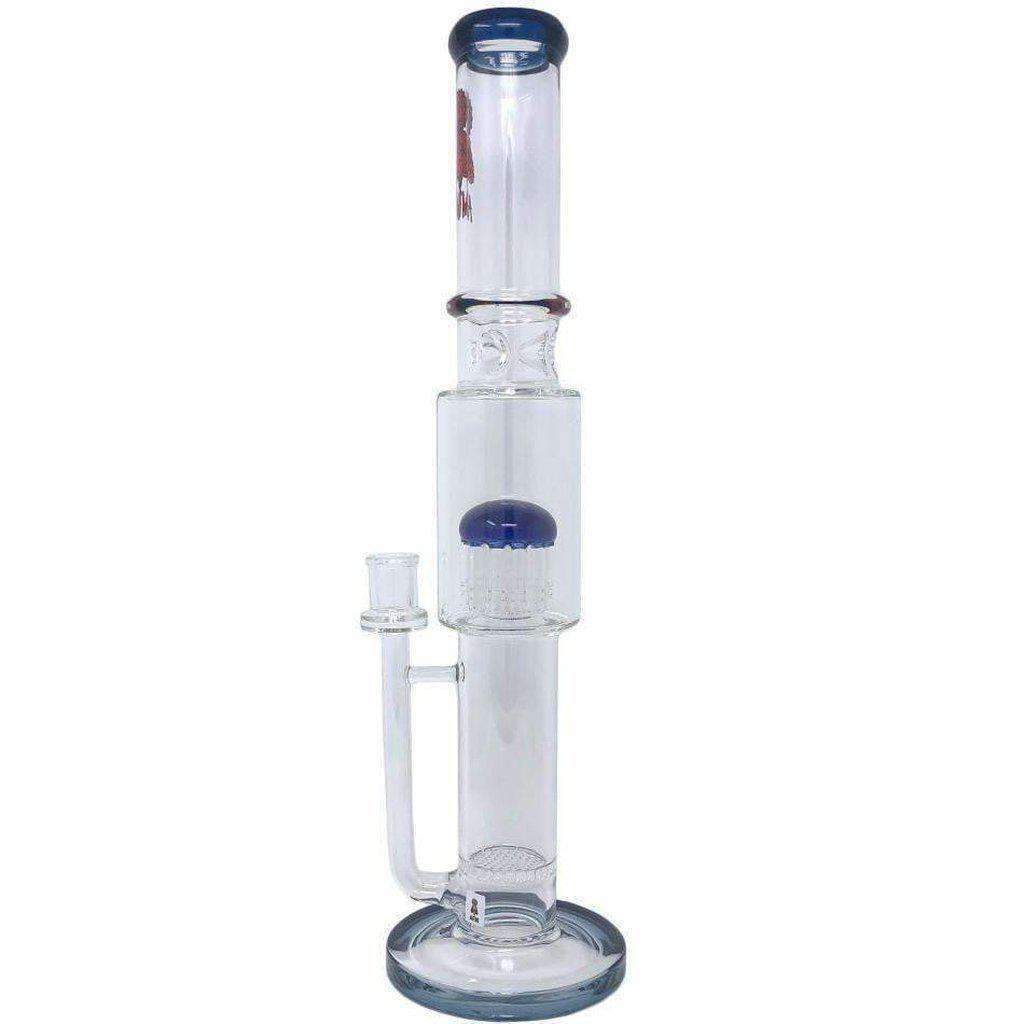 18" AFM Single Perc + Ice Catcher Water Pipe - Puffing Bird
