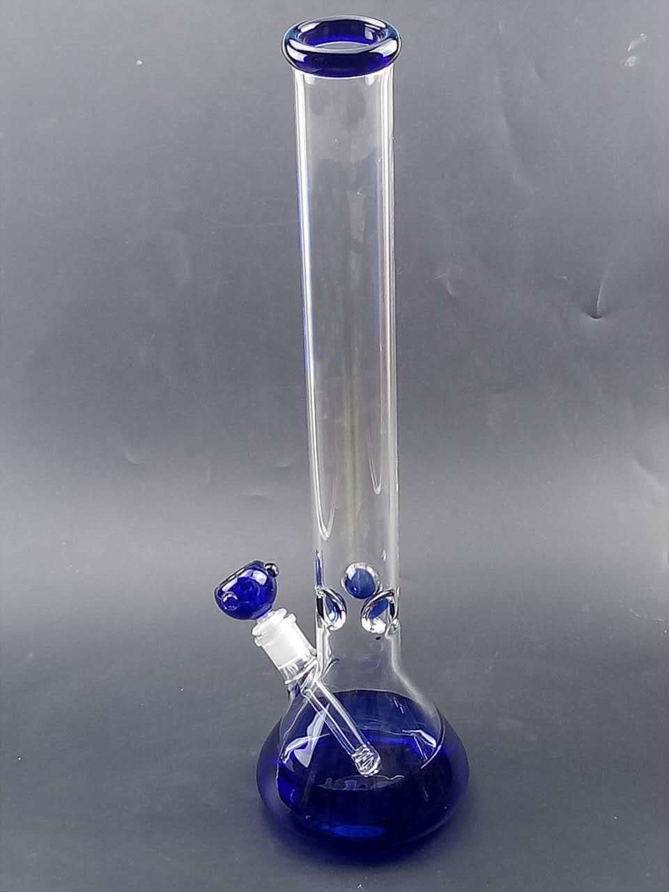 19" Straight Neck Glass Beaker Bong - Puffing Bird