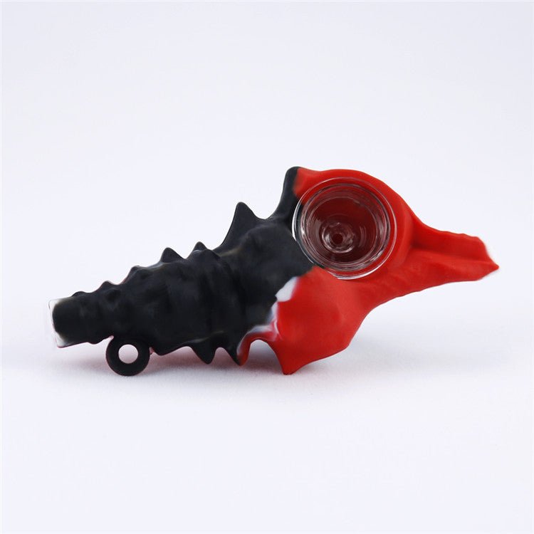 Silicone Conch Hand Pipe With Glass Bowl - Puffing Bird