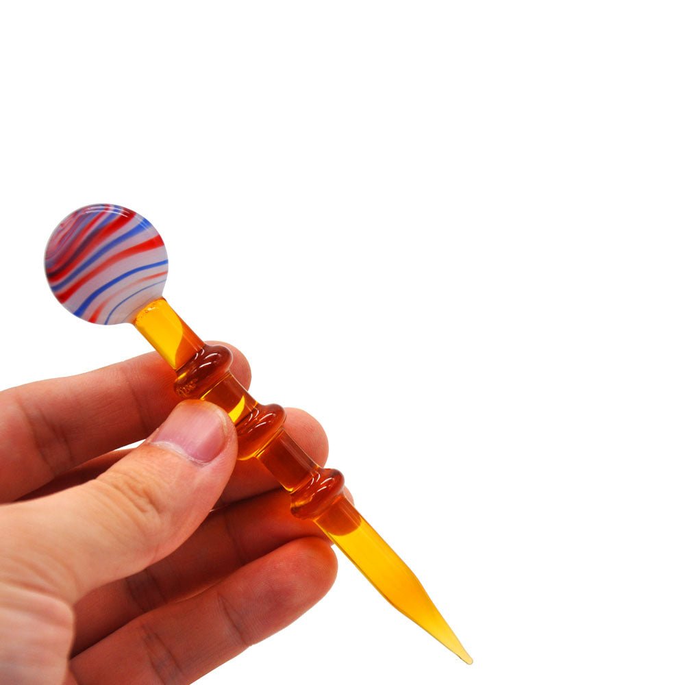 4.76" Heady Glass Dabber - Puffing Bird