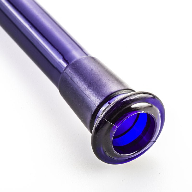 5.5" 18mm To 14mm Acrylic Diffuser Downstem (Blue) - Puffing Bird