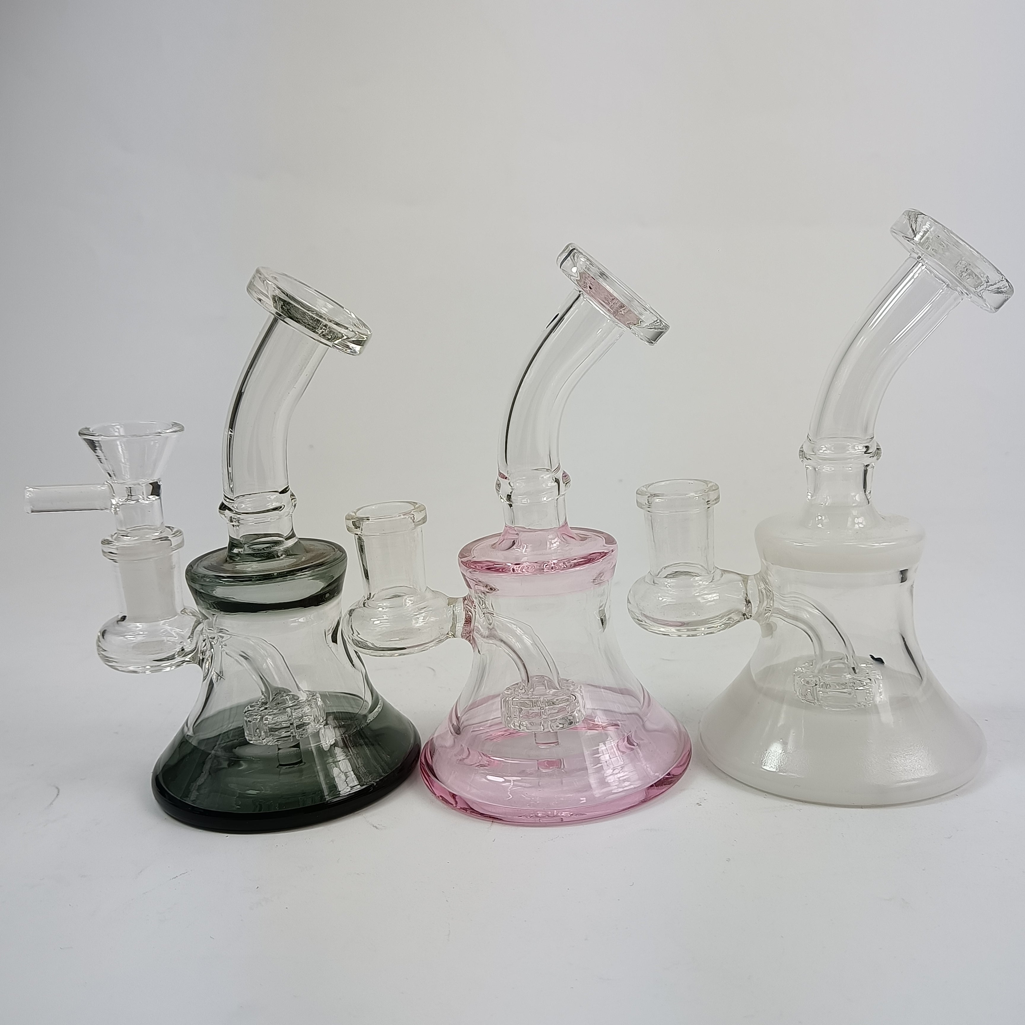 5" Micro Showerhead Perc Dab Rig - Puffing Bird