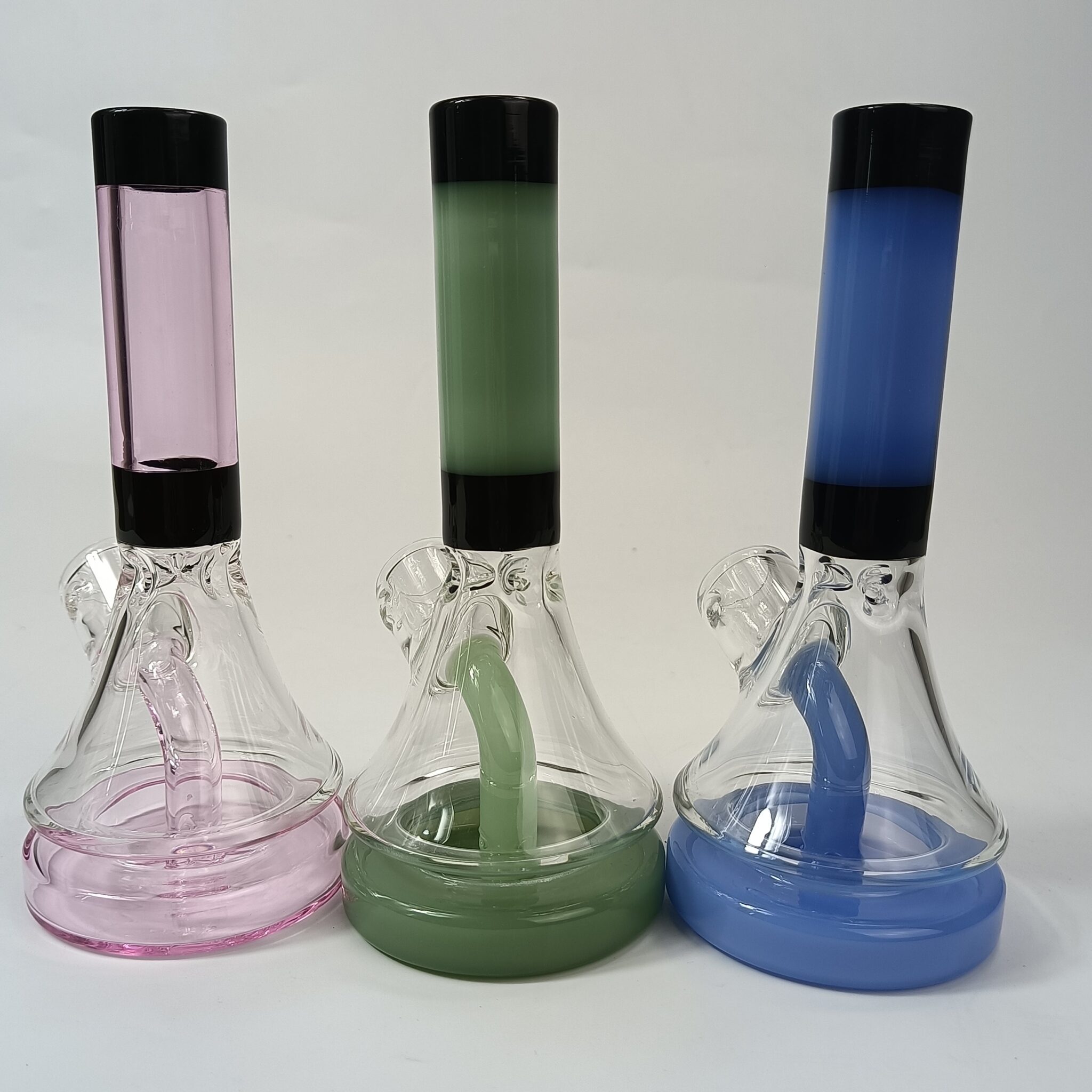 6" Colored Glass Beaker Bong - Puffing Bird