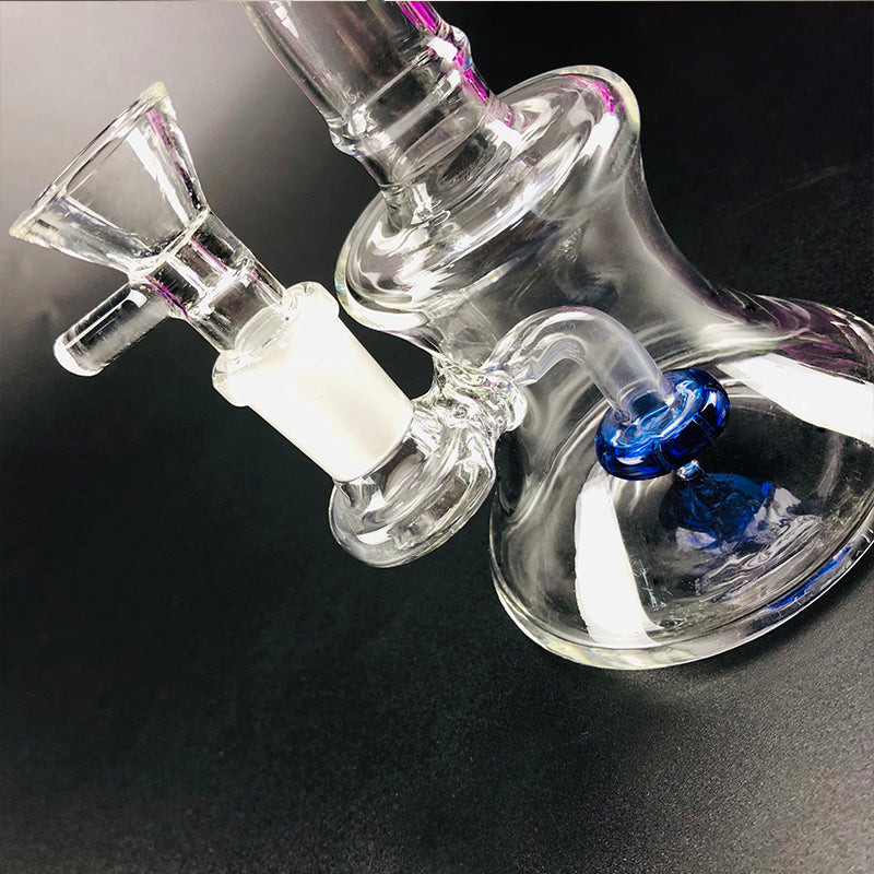 6" Mini Showerhead Perc Glass Dab Rig - Puffing Bird