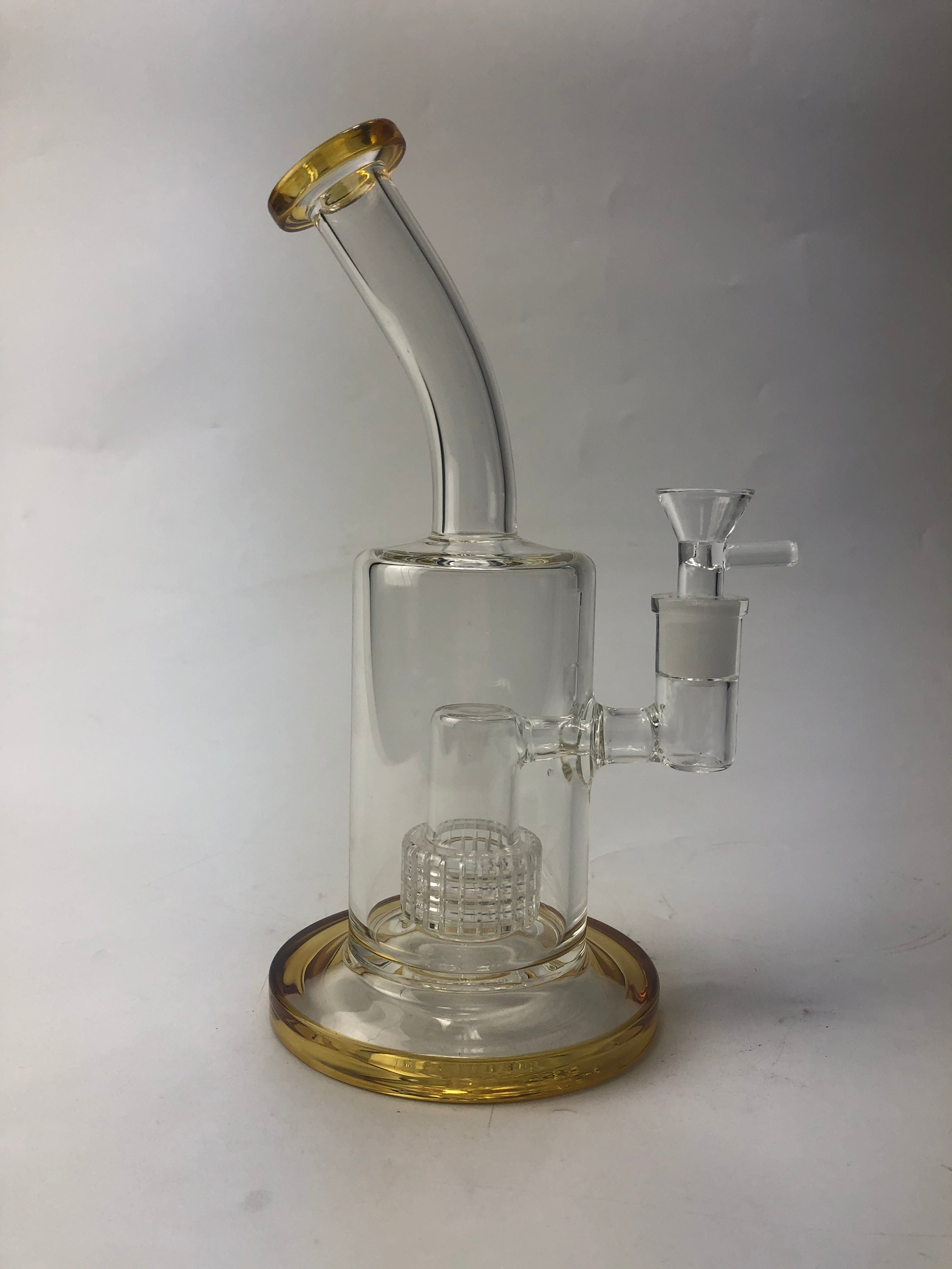 7" Matrix Perc Water Glass Dab Rig - Puffing Bird