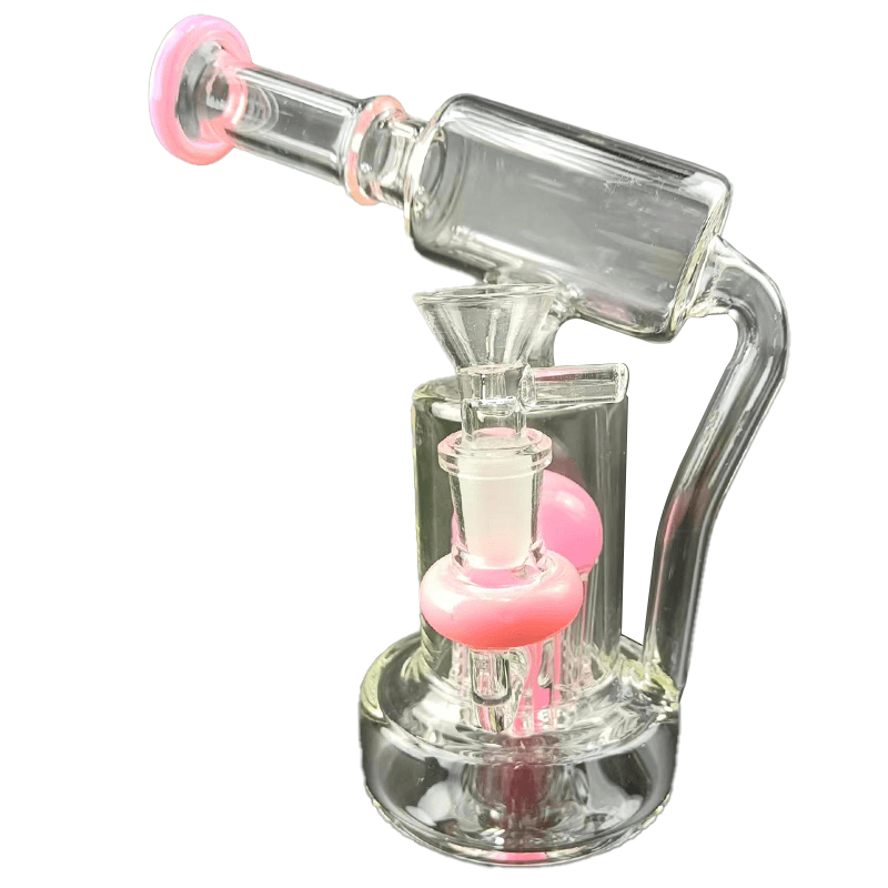 7" Tree Perc Glass Dab Rig - Puffing Bird