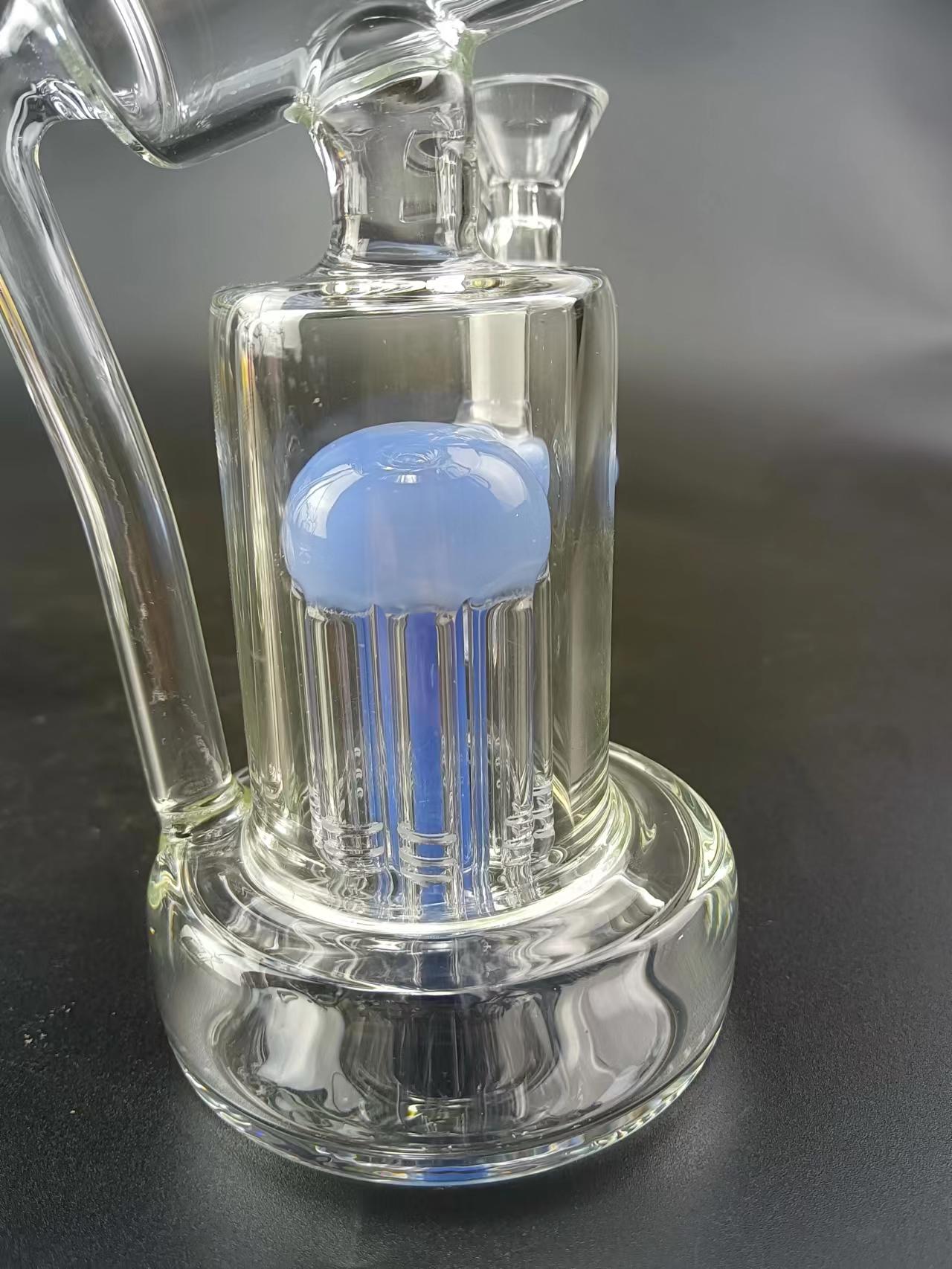 7" Tree Perc Glass Dab Rig - Puffing Bird