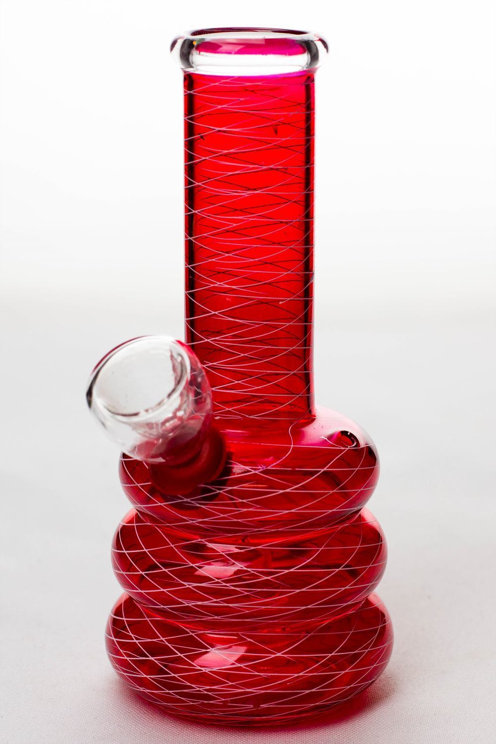 6" glass water bong - Puffing Bird
