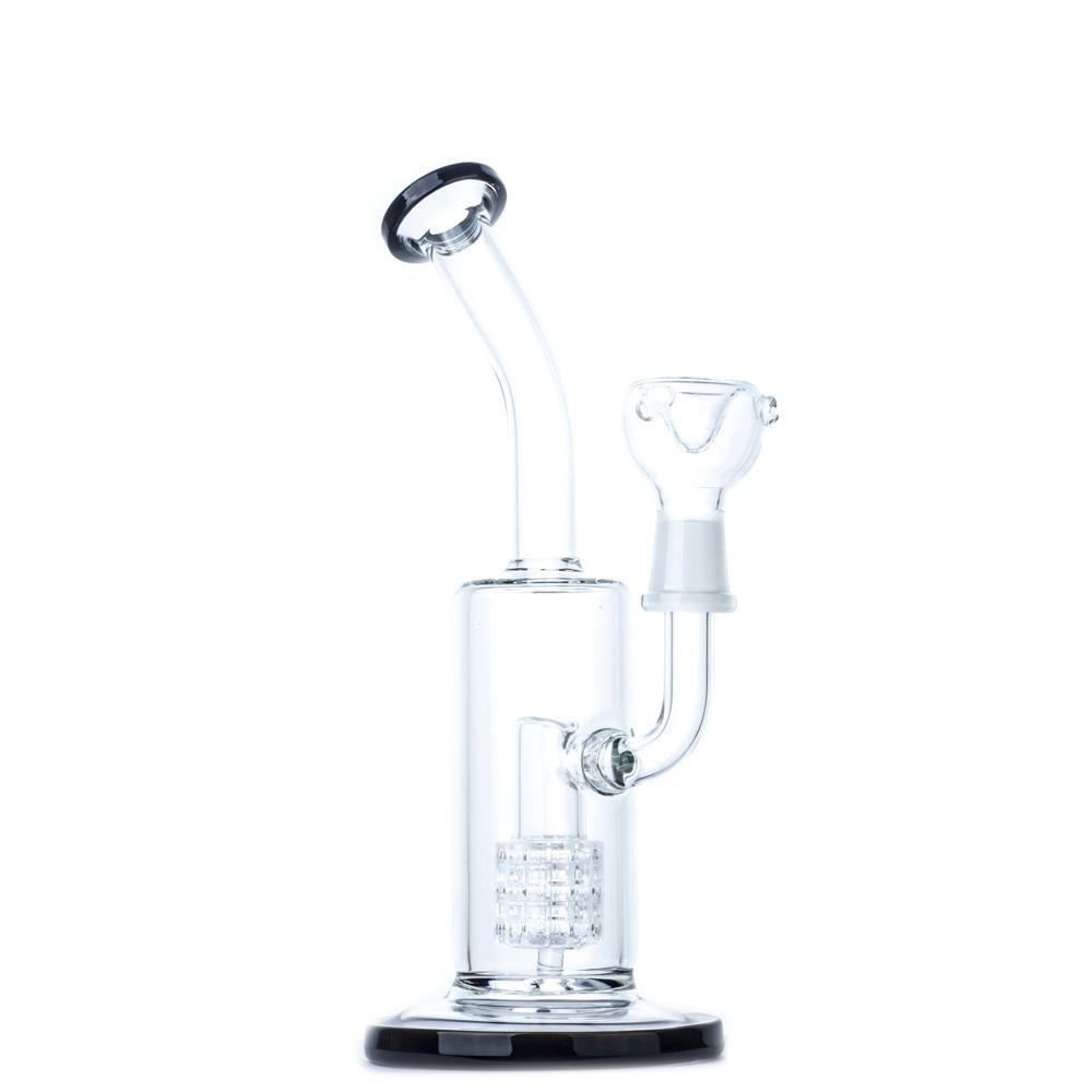 Mini Matrix Perc Dab Rig Set w/Quartz Banger and Carb Cap - Puffing Bird