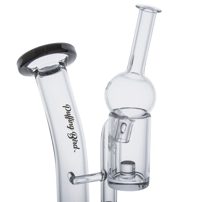 Mini Matrix Perc Dab Rig Set w/Quartz Banger and Carb Cap - Puffing Bird