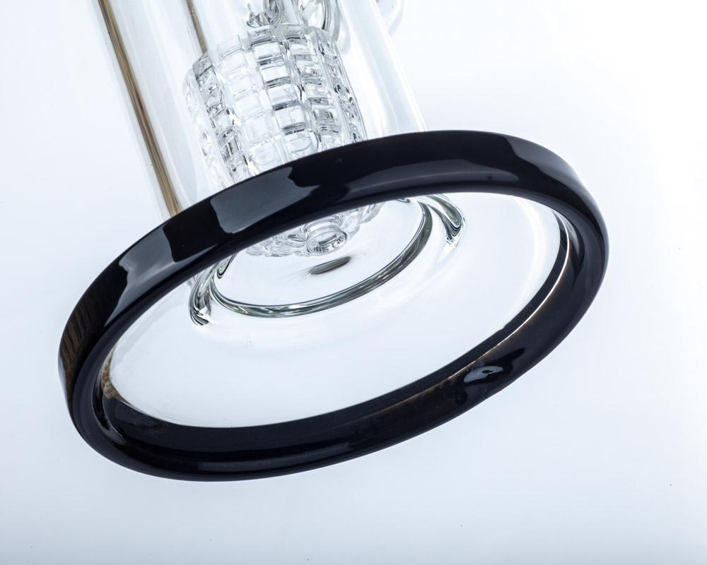 Mini Matrix Perc Dab Rig Set w/Quartz Banger and Carb Cap - Puffing Bird