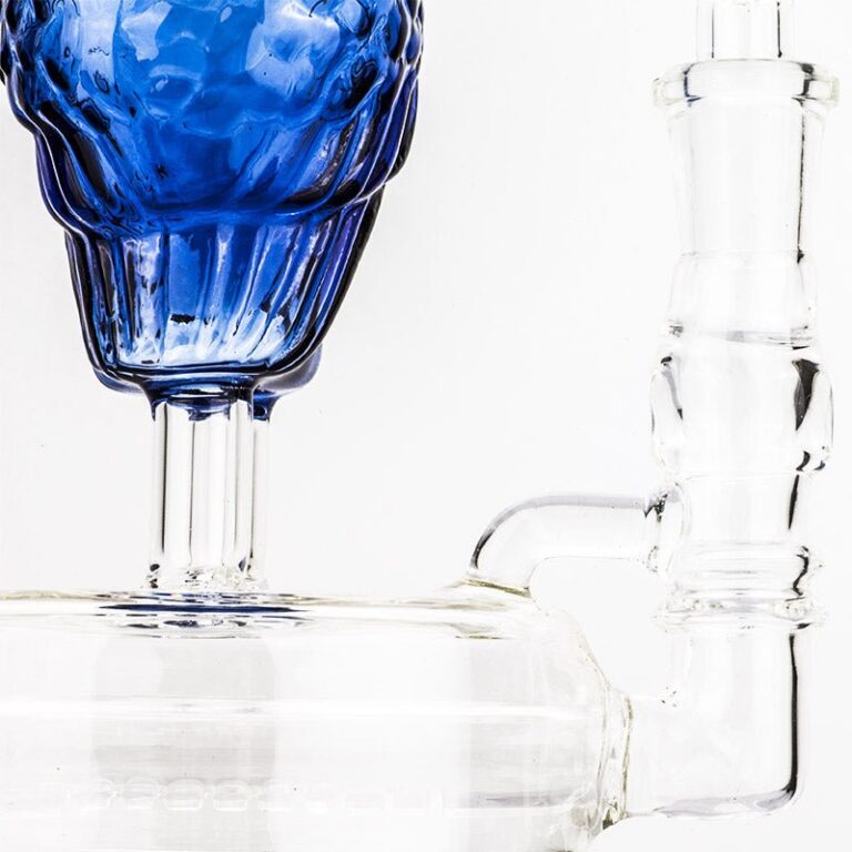 8" Owl Theme Glass Bong - Puffing Bird