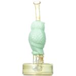 8" Owl Theme Glass Bong - Puffing Bird