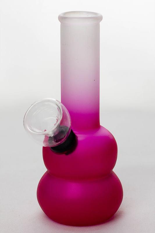 5" Two tone color glass water bong - Puffing Bird