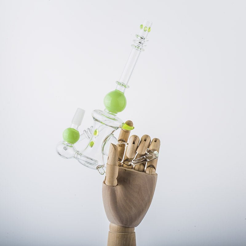 9.4" Ray Gun Glass Dab Rig - Puffing Bird
