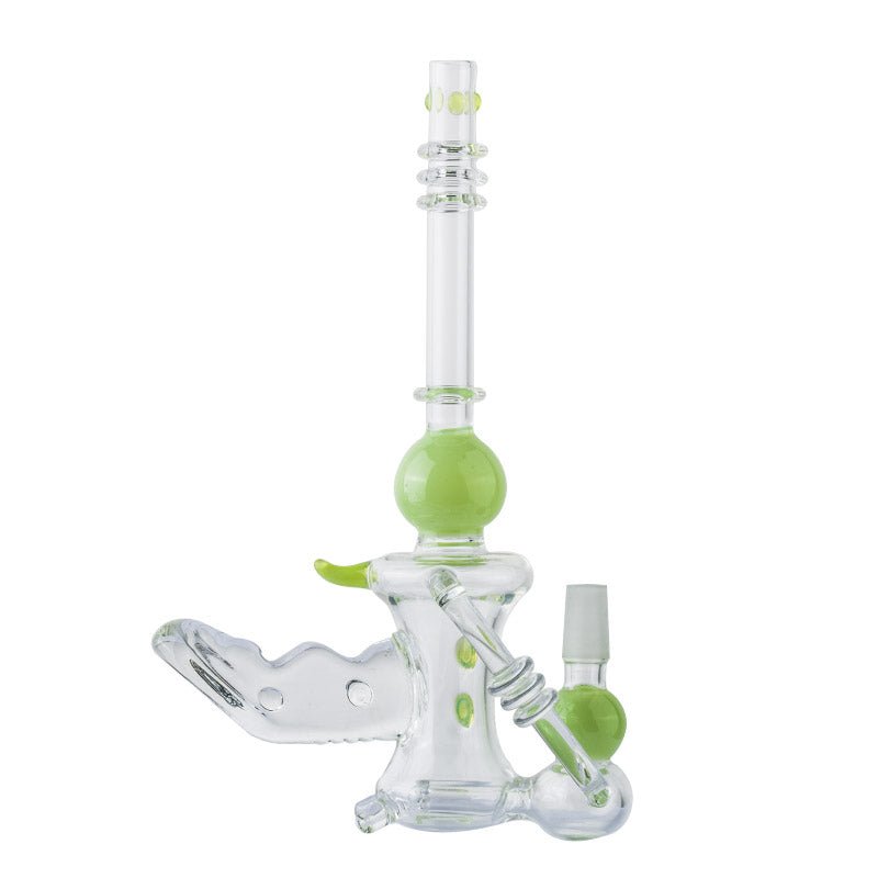 9.4" Ray Gun Glass Dab Rig - Puffing Bird