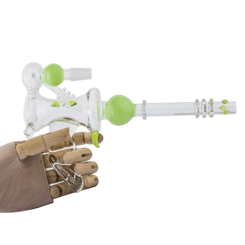 9.4" Ray Gun Glass Dab Rig - Puffing Bird