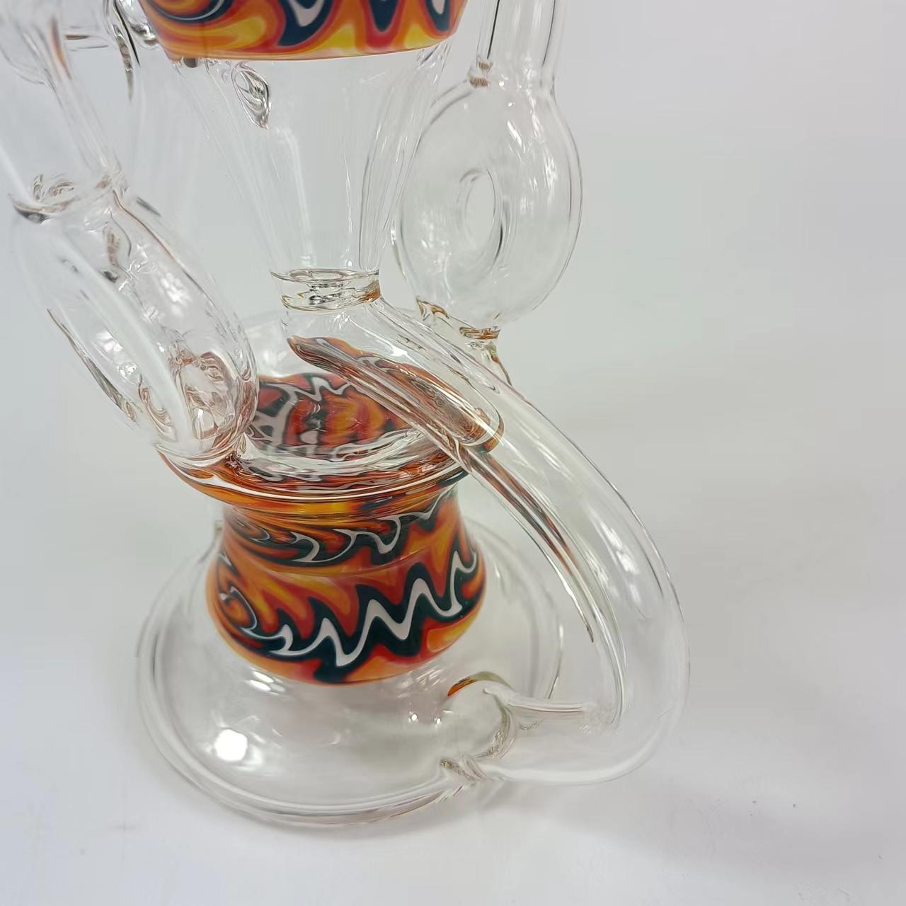 9" Creative Art Recycler Bong - Puffing Bird