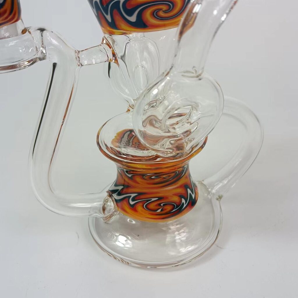 9" Creative Art Recycler Bong - Puffing Bird