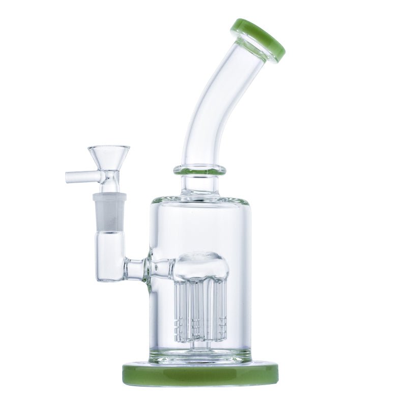 9" Tree Percolator Glass Dab Rig - Puffing Bird