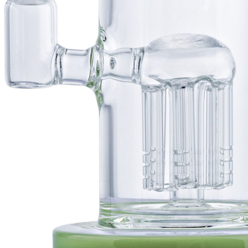 9" Tree Percolator Glass Dab Rig - Puffing Bird