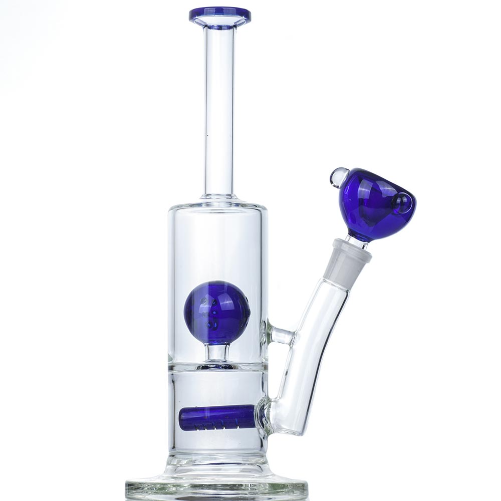 10" Inline Ball Percolator Glass Bong - Puffing Bird