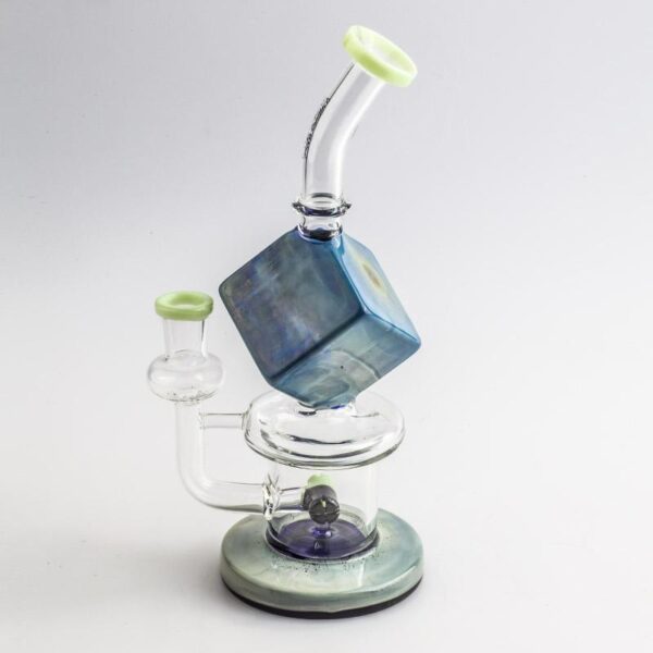 Quartz Enail W/ Honeycomb Perc Dab Rig Bundle - Puffing Bird