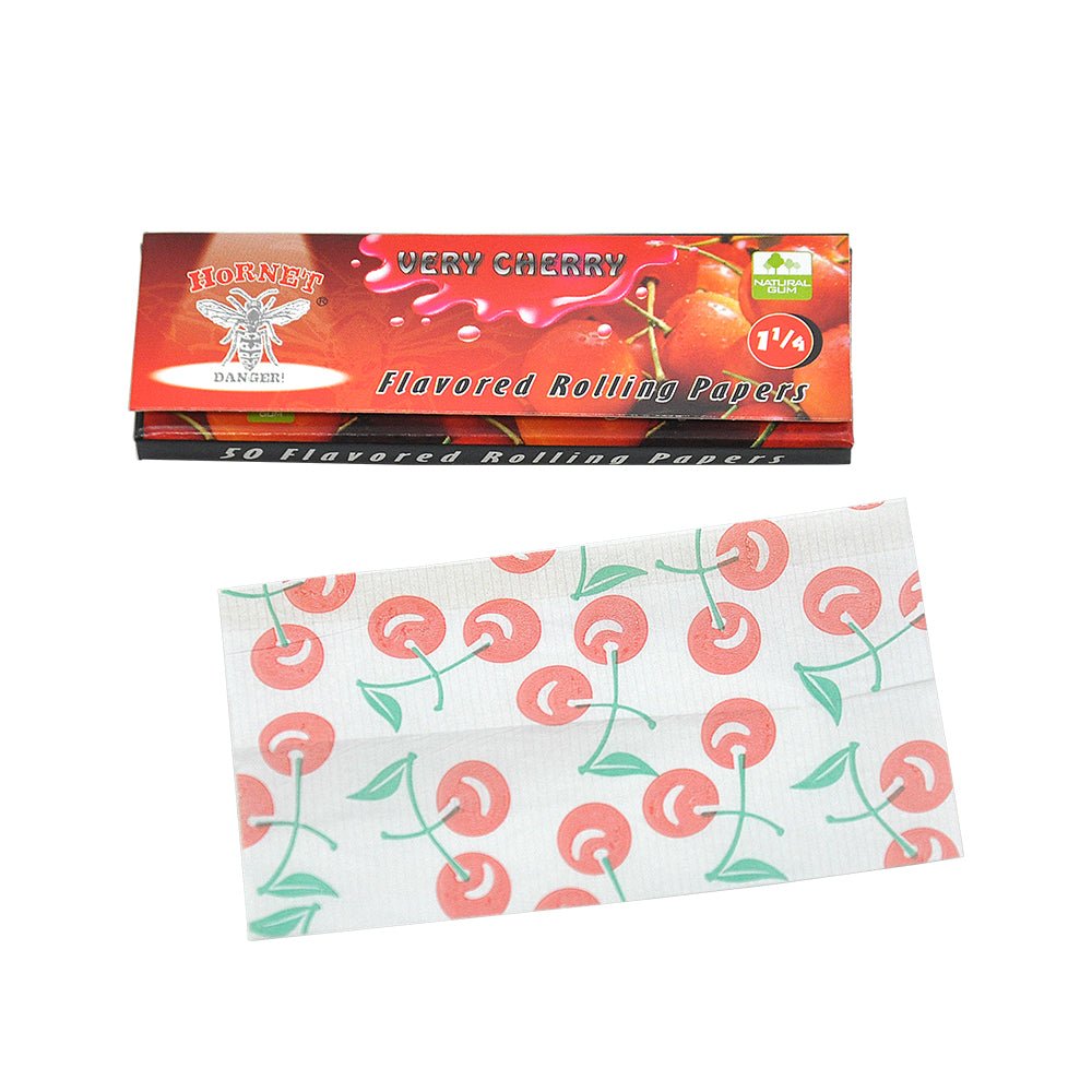 Cherry Flavor Rolling Paper Box of 50 Booklets/2500 sheets - Puffing Bird