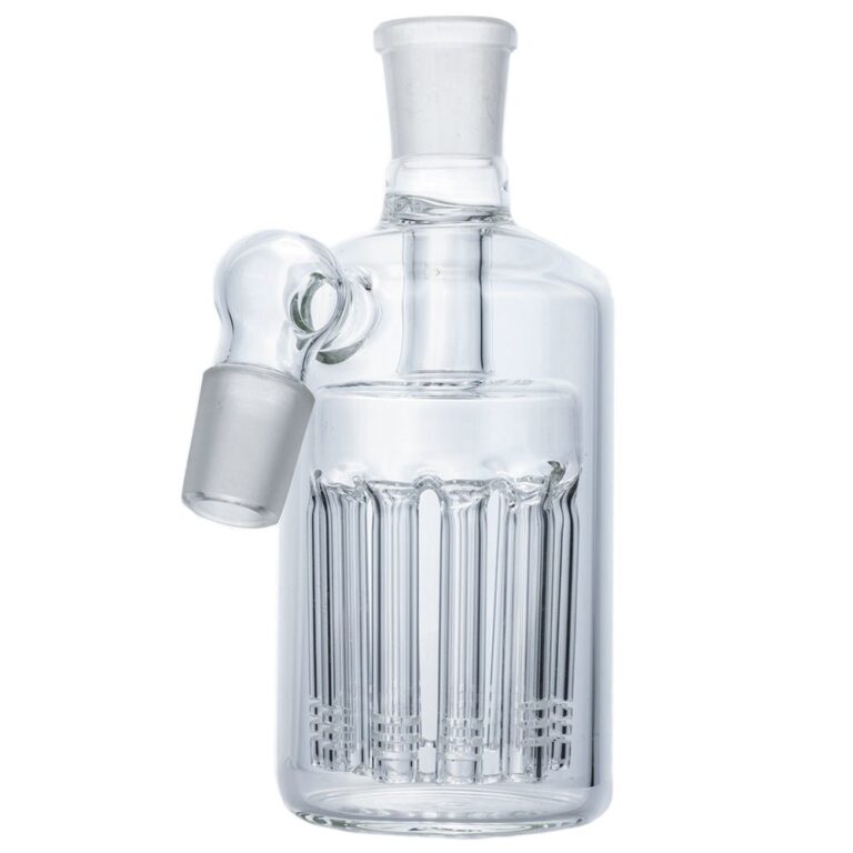 Clear Bottle Tree Perc Ash Catcher - Puffing Bird