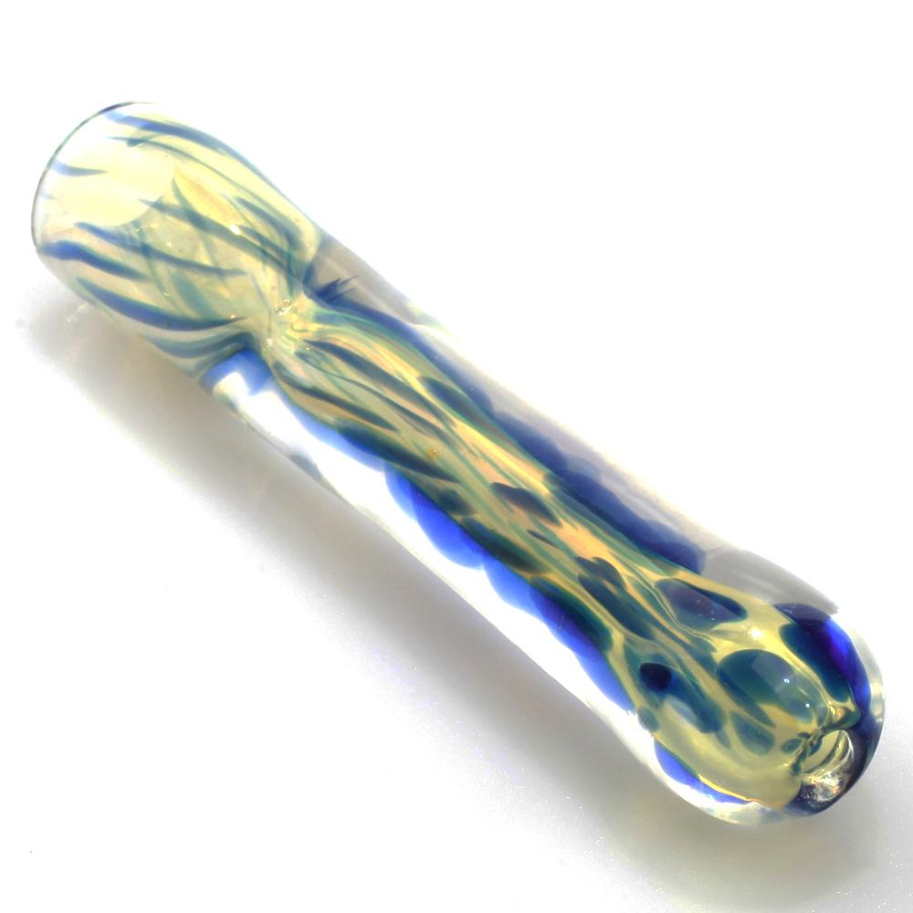 Color Changing Frit Glass One Hit Chillum - Puffing Bird
