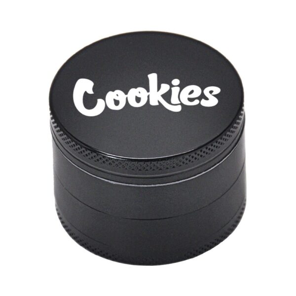"Cookies" Zinc Alloy Weed Grinder 4 Layer - Puffing Bird