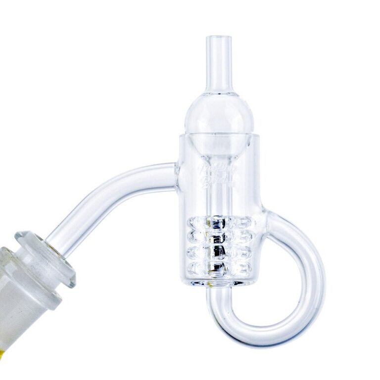 Diamond Knot Loop Recycler Quartz Banger - Puffing Bird